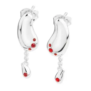 LUCY QUARTERMAINE Pebble Earrings - Silver