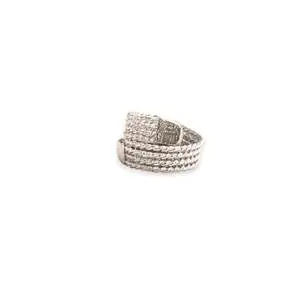 ORIAKU STUDIO Kunda Plated Braided Ring - Silver