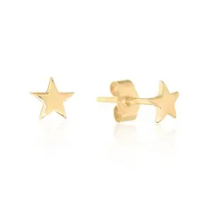 AUREE JEWELLERY Soho Vermeil Star Stud Earrings - Gold