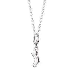 LILY CHARMED Sterling Christmas Stocking Charm Necklace