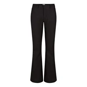 BOUTIQUE KAOTIQUE Flared Wool Trousers - Grey