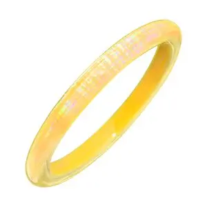 GOLD & HONEY Iridescent Bangle In Yellow - Orange