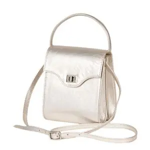 DANNI RO Tokyo Bag Metallic Leather - Silver