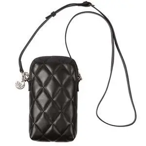 SJW BAGS LONDON Orée Quilted Leather Small Crossbody Bag - Black