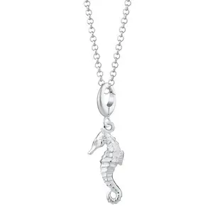 LILY CHARMED Sterling Seahorse Charm Necklace - Silver