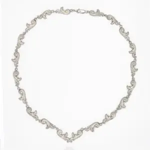 GABRIELLA ALICIA Acanthus Vita Necklace - Silver