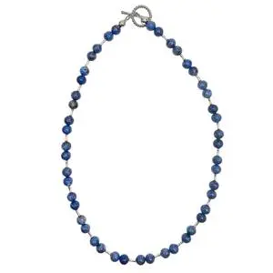 FARRA Apatite With Sterling Silver Necklace