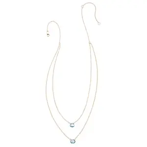HEATHER HAWKINS Gold-filled Aquamarine Gemstone Necklace - Blue