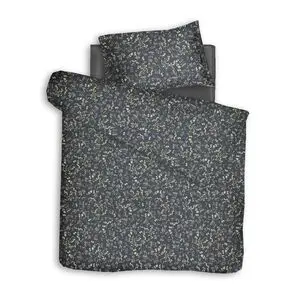 DECOFLUX HOME Sateen Bed Linen Set Herbary Dark - Grey