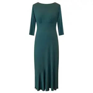ALIE STREET LONDON Maxine Asymmetric Dress - Green