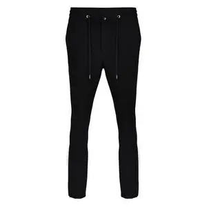 DAVID WEJ Ashford Plain Drawstring Trouser - Black