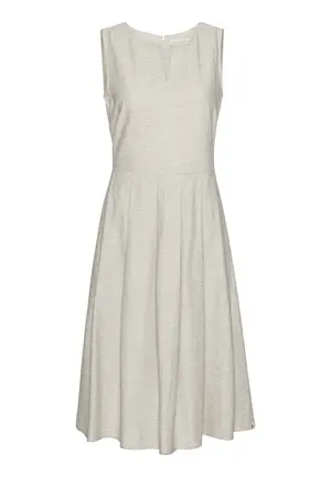 GROBUND Christiane Dress The One With Linen - White
