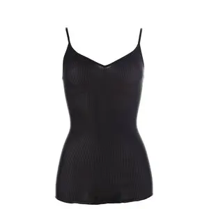 AROMATIQUE Silk Camisole – Dream Fold Edition - Black