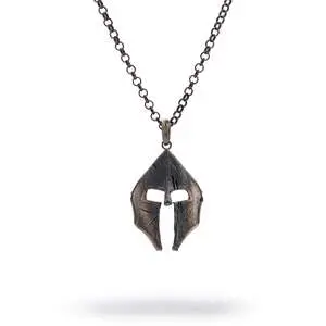 EBRU JEWELRY Spartan Warrior ’s Sterling Necklace - Silver