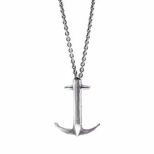 ANCHOR & CREW Admiral Anchor Signature Necklace Pendant - Silver