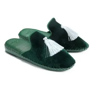 Not Just Pajama Classic Handmade Slippers - Green