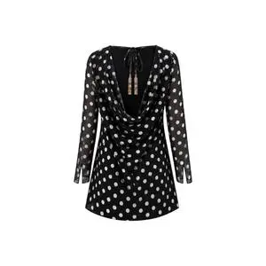 SUN CULTURE Pool Side Mini Dress In Polka