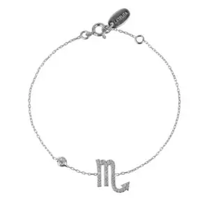 LATELITA Zodiac Horoscope Star Sign Bracelet Scorpio - Silver