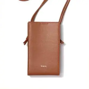 NAOA Phone & Essentials Crossbody Bag Cognac - Brown