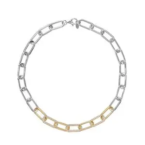 Arte Madrid Toggle Chunky Link Necklace - Gold