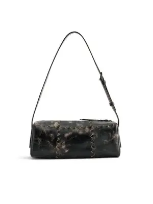 ORANGE CUBE Checkbox Shoulder Bag Marble