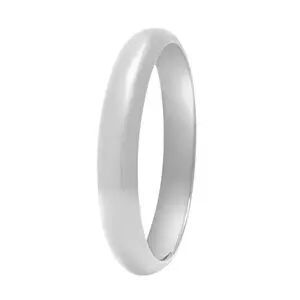 NIALAYA JEWELRY Classic 12mm Round Bangle - Silver