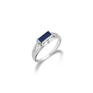 STEFAN TIRON Charlotte Silva Ring - Silver