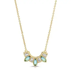 GLAMROCKS JEWELRY Seven Wonders Necklace Sky - Blue