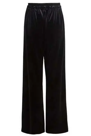 SARVIN High-waisted Velvet Trousers