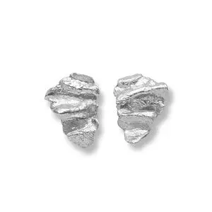 EVA REMENYI Artemis Wave Earrings - Silver