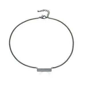 LONI PAUL JEWELRY Bar Necklace - Silver