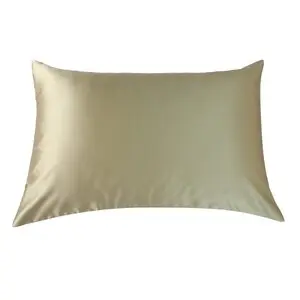 SOFT STROKES SILK Luxury Pure Mulberry Silk Pillowcase - Brown