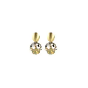 LOTT. GIOIELLI Neutrals / Strass Earrings Claire Sand - Gold