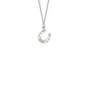 TRUE ROCKS Mini Horse Shoe Pendant Sterling - Silver