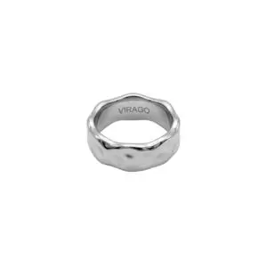VIRAGO Lilis Stainless Steel Archive Ring - Silver