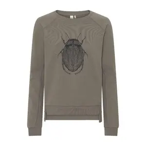 GROBUND The Organic Sweatshirt Martha Beetle - Brown
