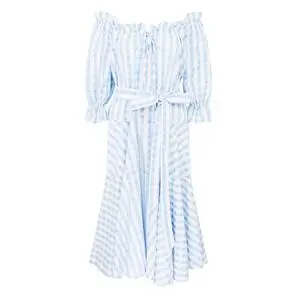 LISA THE LABEL La La Pyjama Babydoll Dress - Blue