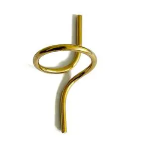LALA SALAMA Cocktail Spiral Ring - Gold
