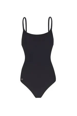 YORSTRULY Xoxo Swimsuit Onepiece Swimsuit With Ribbed Fabric - Black