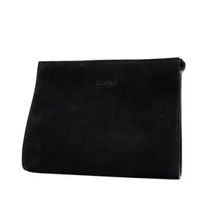 HAMEL ATELIER Mitte Suede Clutch Bag - Black