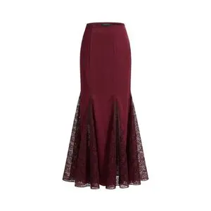 GLAM ON YOU Nalin Skirt - Red