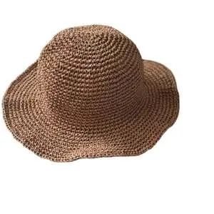 SPRINGMOONATELIER Raffia Hat - Brown