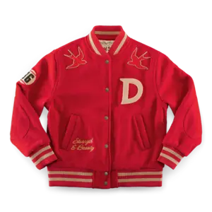 &SONS TRADING CO Damsons Nancy Baseball Jacket Vintage