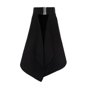 SILVIA SERBAN Panel Skirt In Pleated Crepe