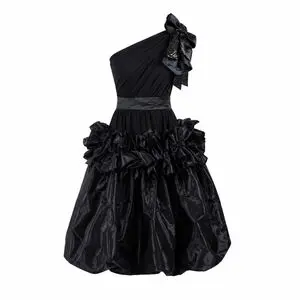 Miro Misljen One Shoulder Dress - Black