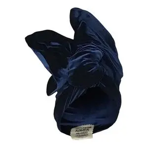 ROMER MILLINERY Twisturban Turban - Blue