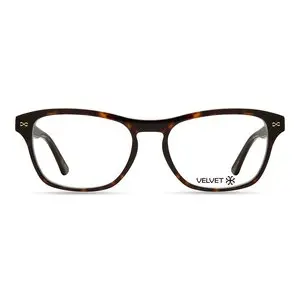 VELVET EYEWEAR Square Optical Style Billie Tortoise - Brown