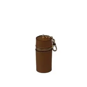 F3ROG BY RANA Tobacco Lipstick Case Keychain - Brown