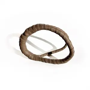 WAIWAI Neutrals Leather Home Decor Accent - Black
