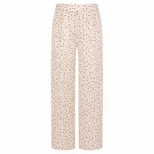 Carmen Says Neutrals Cream Polka Dot Print Fomo Pants - White